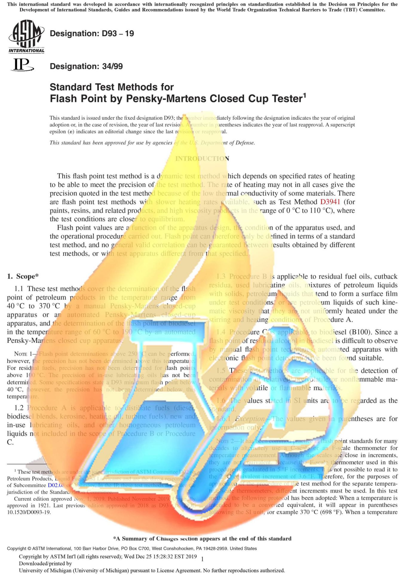 استاندارد بین المللی – پترو آزمای سیراف