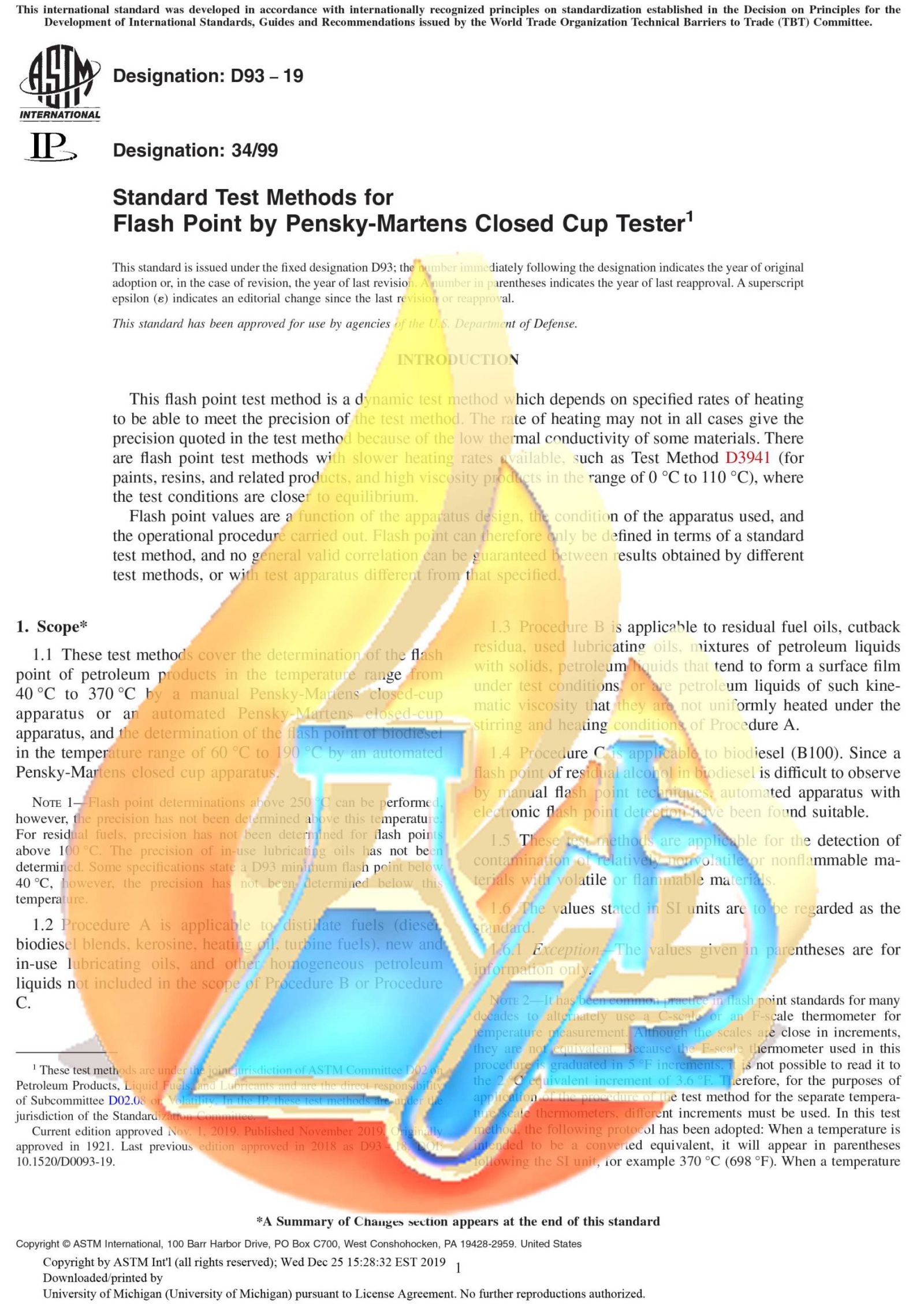 استاندارد بین المللی – پترو آزمای سیراف