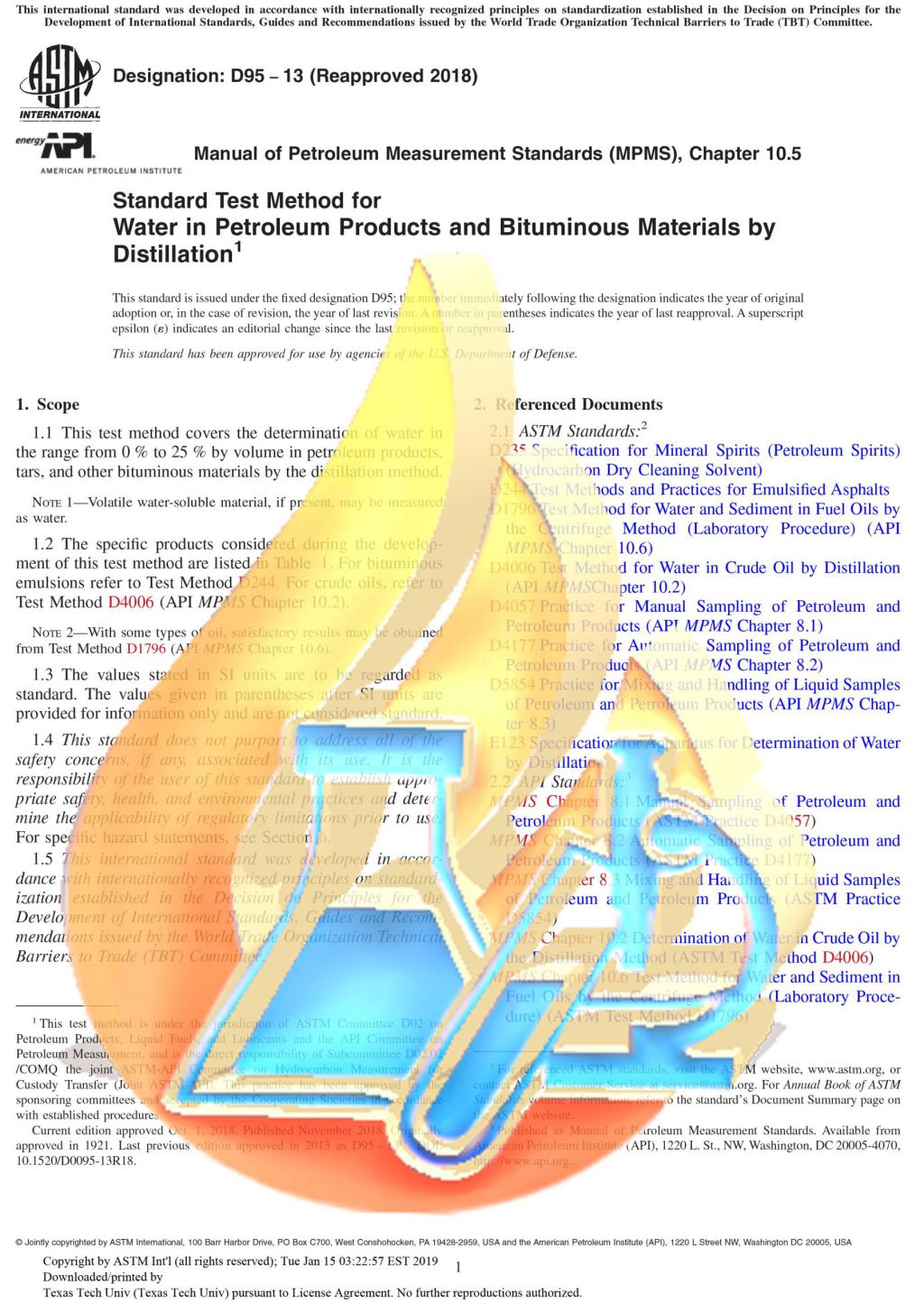 استاندارد بین المللی – پترو آزمای سیراف